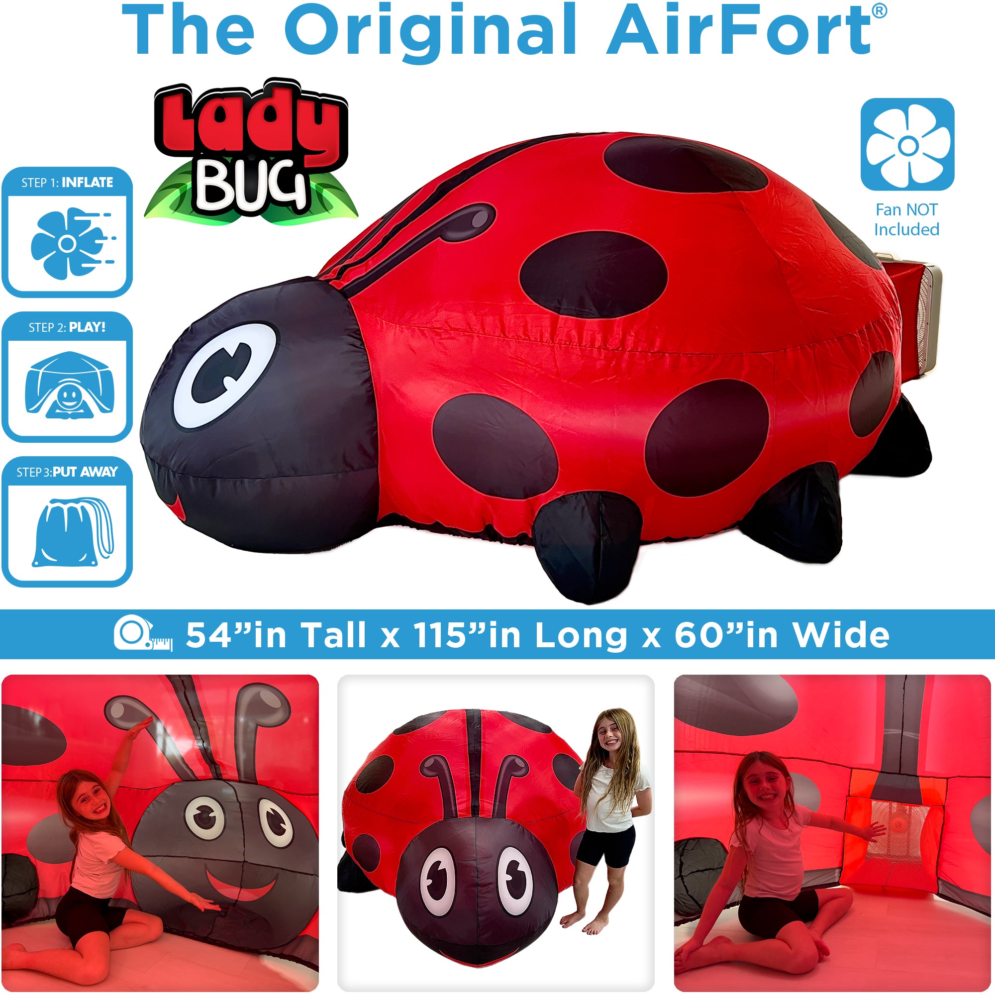 The Original AirFort - Ladybug - AirFort.com