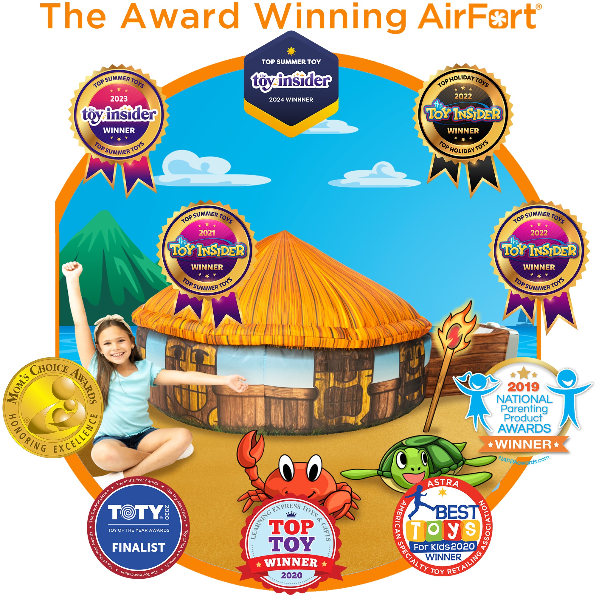 The Original AirFort - Tiki Hut - AirFort.com